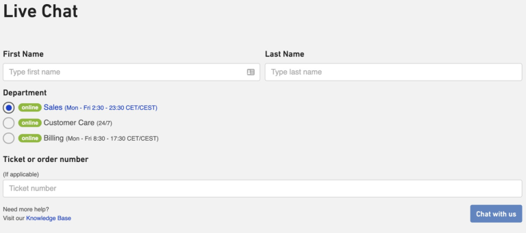 Contacting Customer Care Knowledge Base Leaseweb