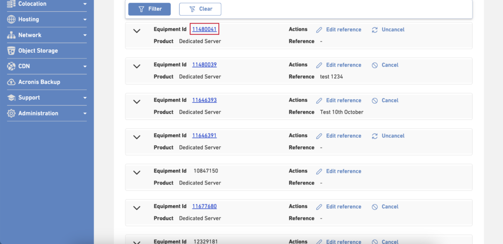 Services - Knowledge Base - Leaseweb