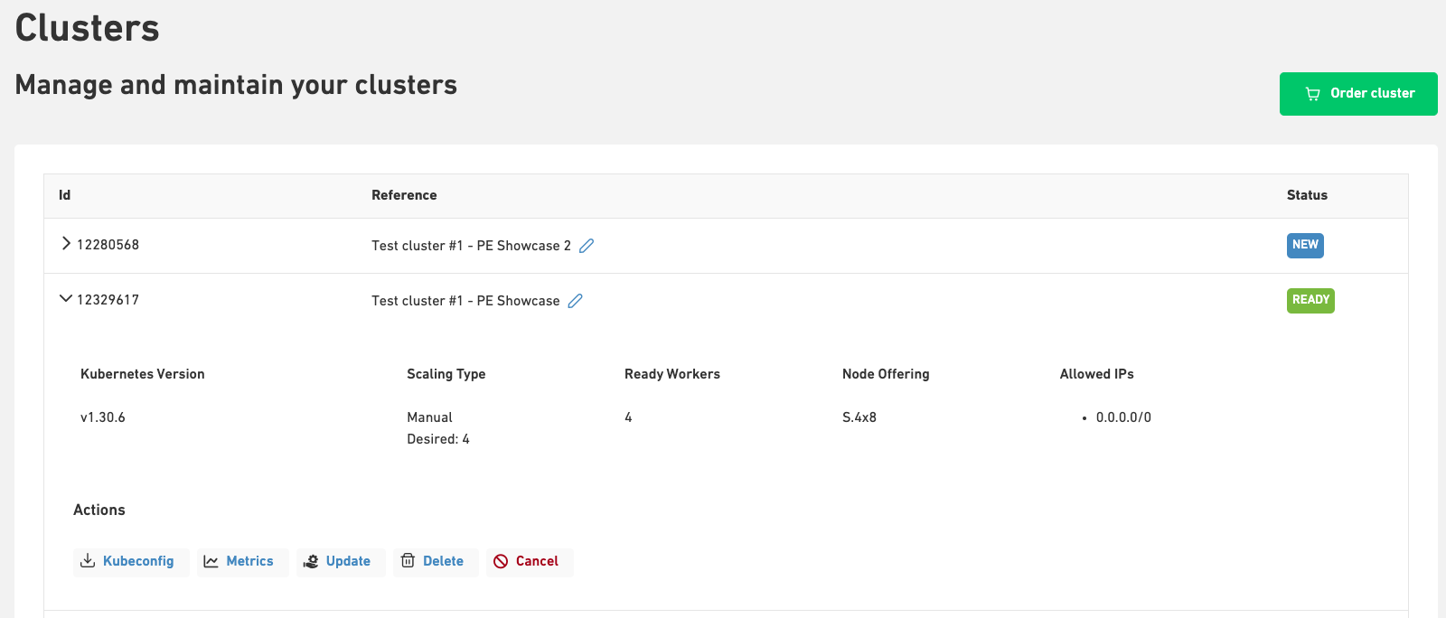 Scale Kubernetes Clusters - Knowledge Base - Leaseweb